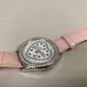 Guess | Accessories | Guess Womens Watch Heart Logo Quilted Face | Poshmark